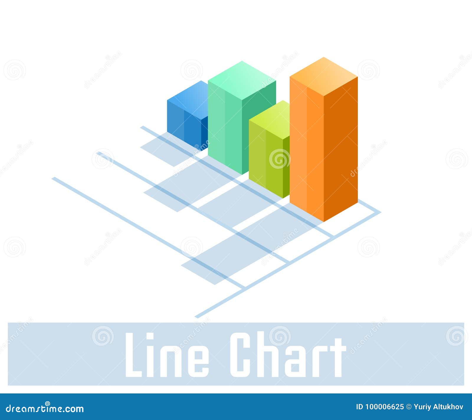 Line Chart Icon, Vector Symbol. Stock Vector - Illustration of ...