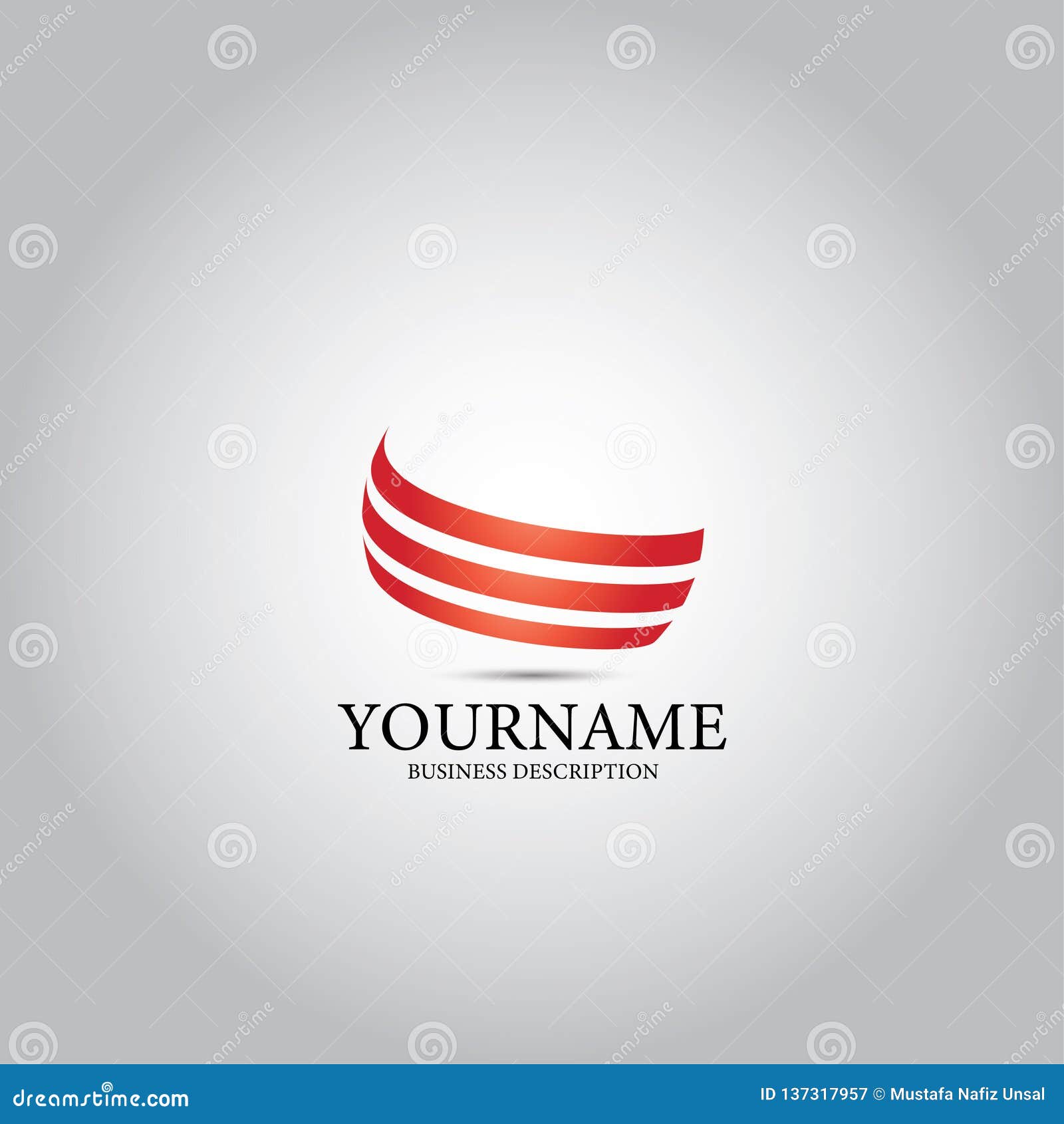 Line Circular Design Logo stock vector. Illustration of isolated ...