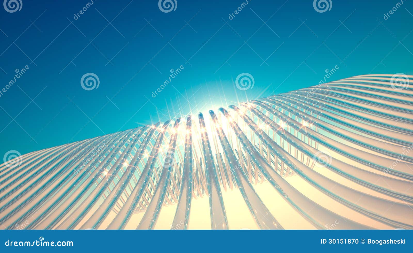 Waves of tubes stock illustration. Illustration of wavy - 30151870