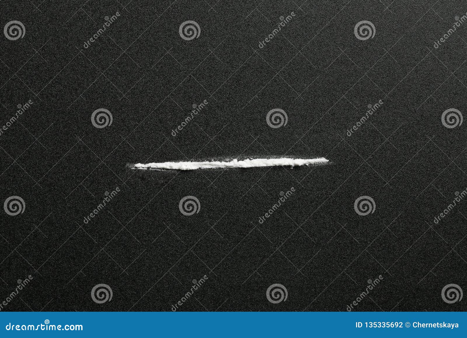 Line of Cocaine on Dark Background Stock Photo - Image of junkie ...