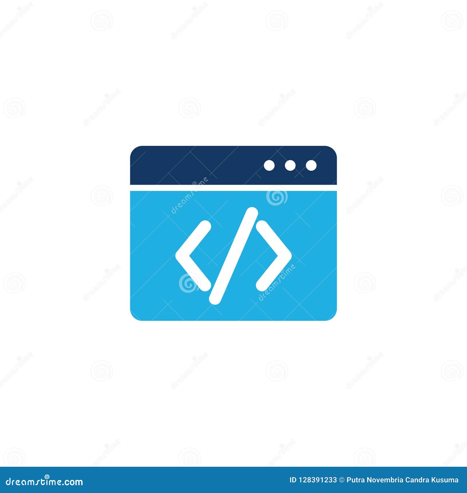 On-line-Code Logo Icon Design Vektor Abbildung - Illustration von mode ...