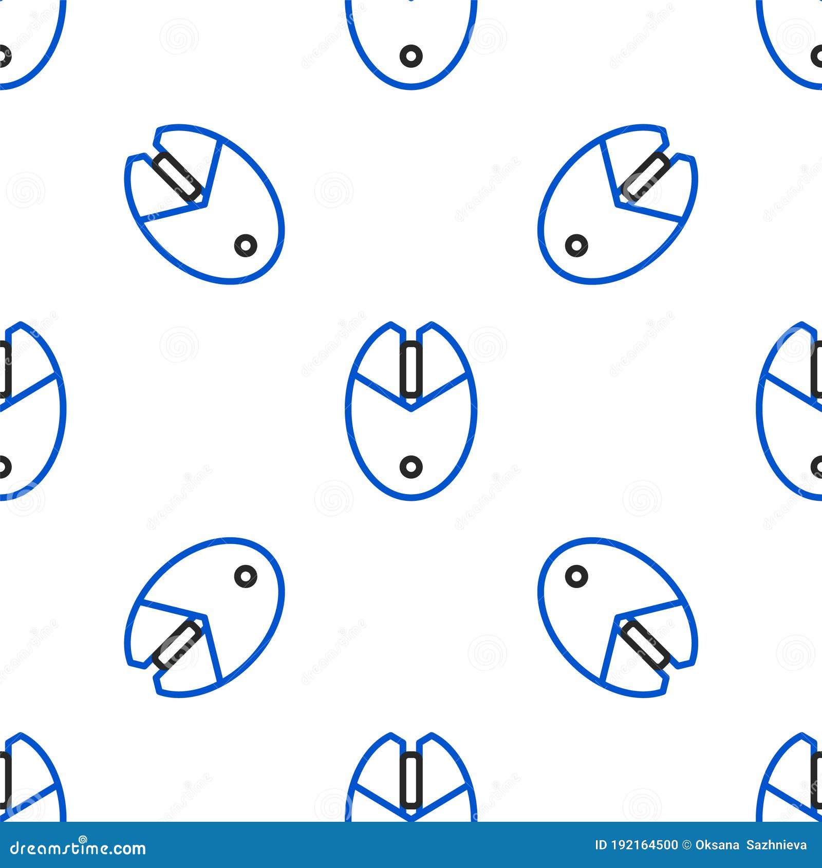 Line Computer Mouse Gaming Icon Isolated Seamless Pattern on White ...