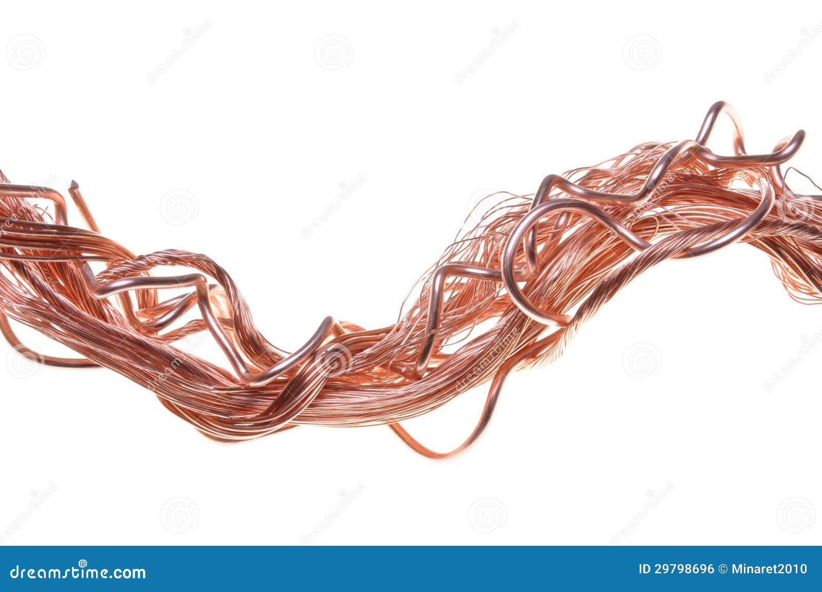 Line copper wire stock photo. Image of isolated, impulse - 29798696
