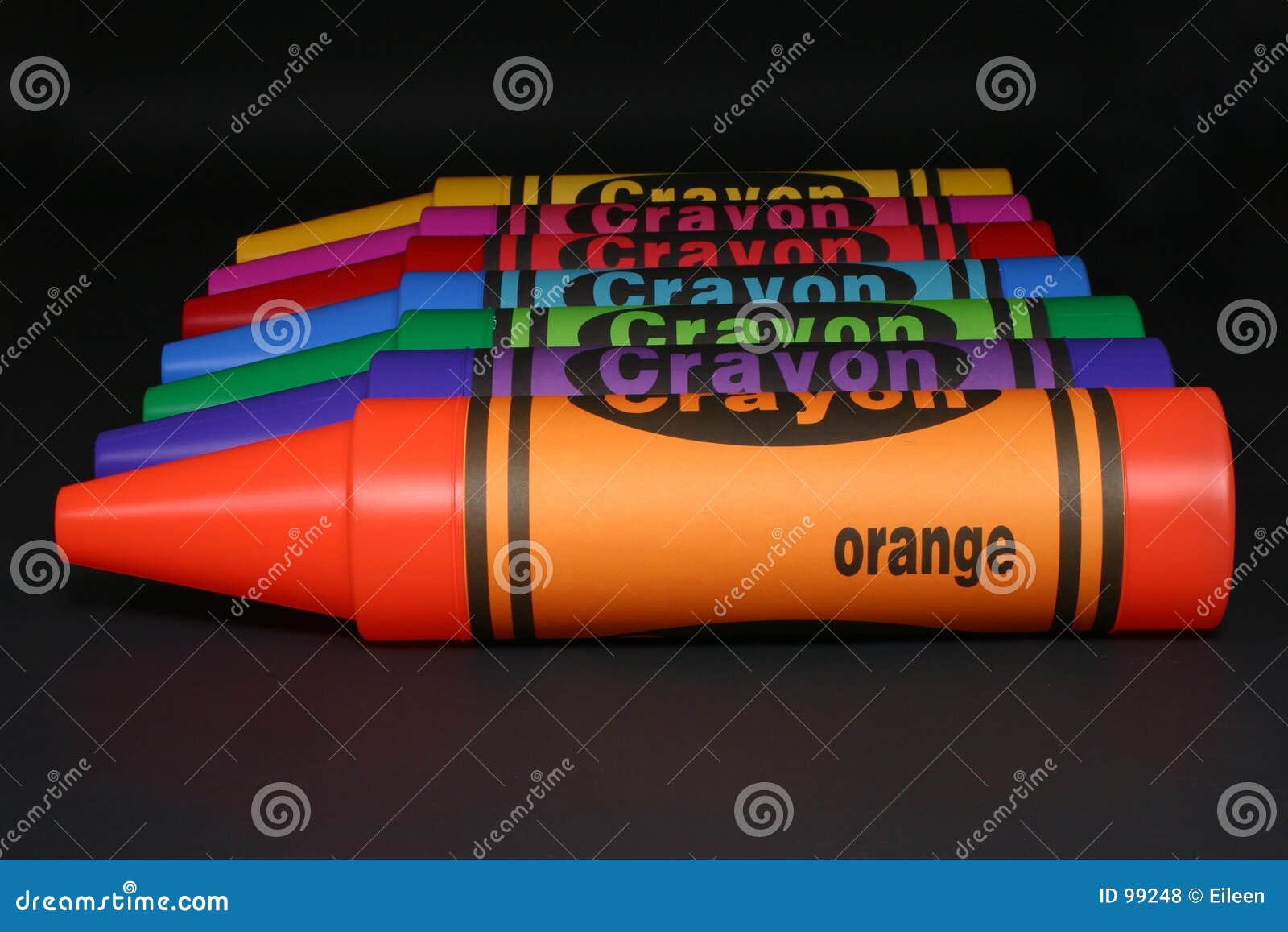 Line on crayons stock photo. Image of doodle, school, orange - 99248