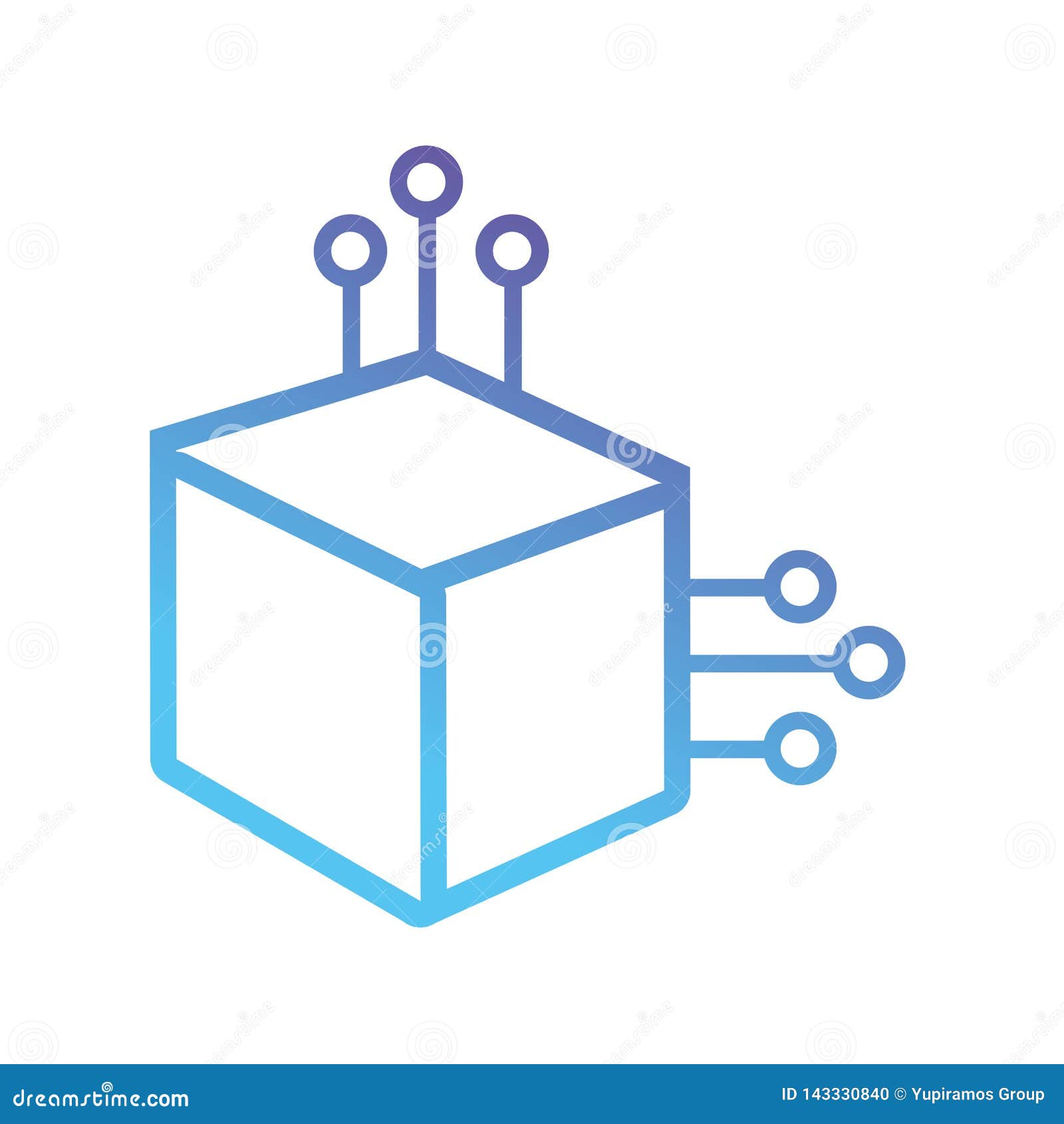 Cube Power Stock Illustration | CartoonDealer.com #10147009