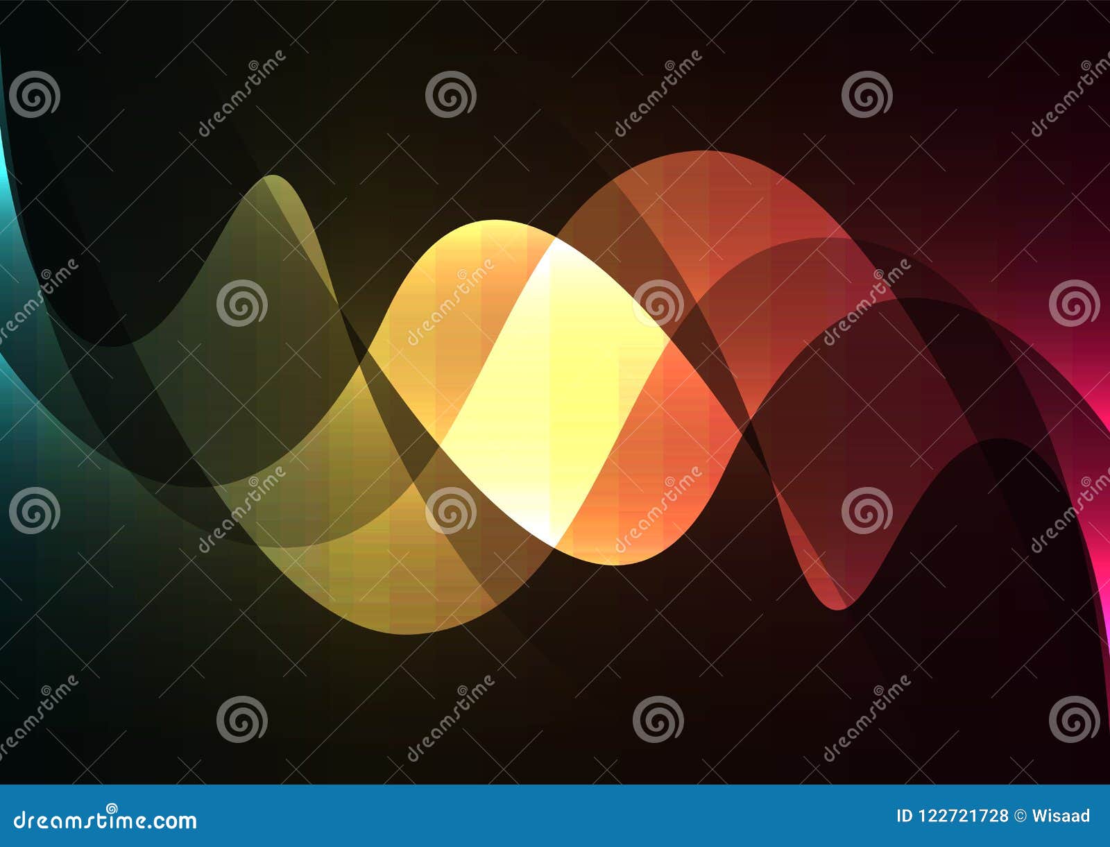 Line Curve Transparent Layer Abstract Background Stock Vector ...