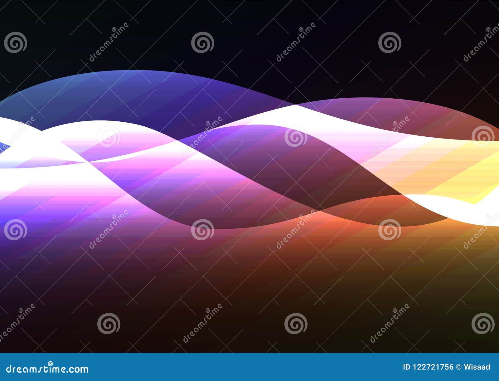 Line Curve Transparent Layer Abstract Background Stock Vector ...