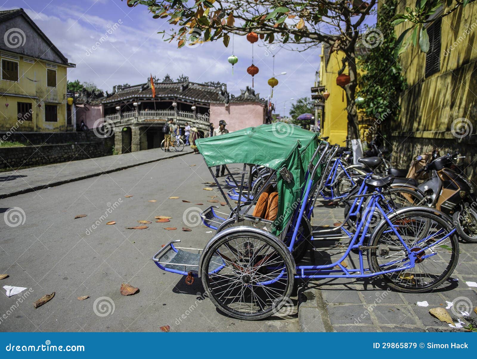 Cyclo Rickshaws in Hoi-an,vietnam 3 Editorial Stock Image - Image of ...