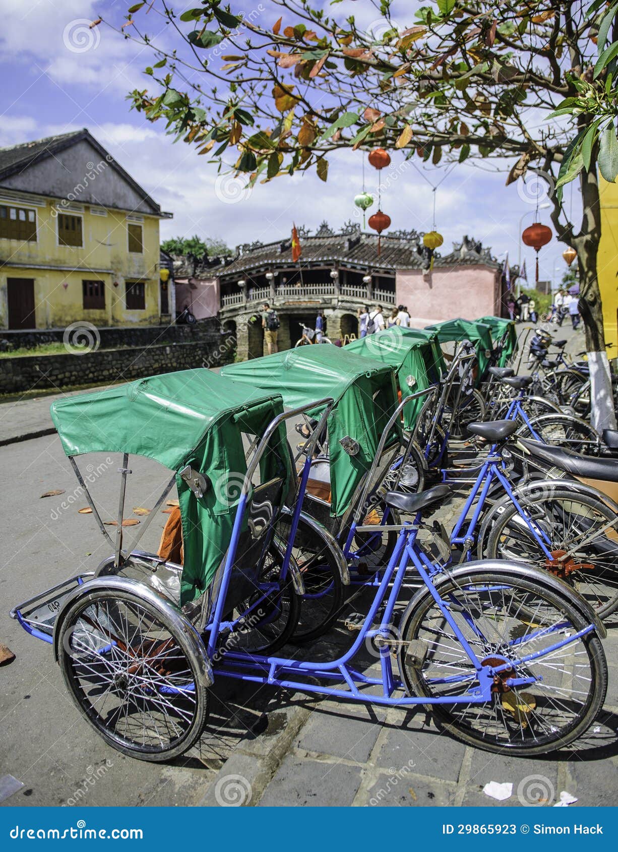 Cyclo Rickshaws in Hoi-an,vietnam Editorial Stock Photo - Image of ...