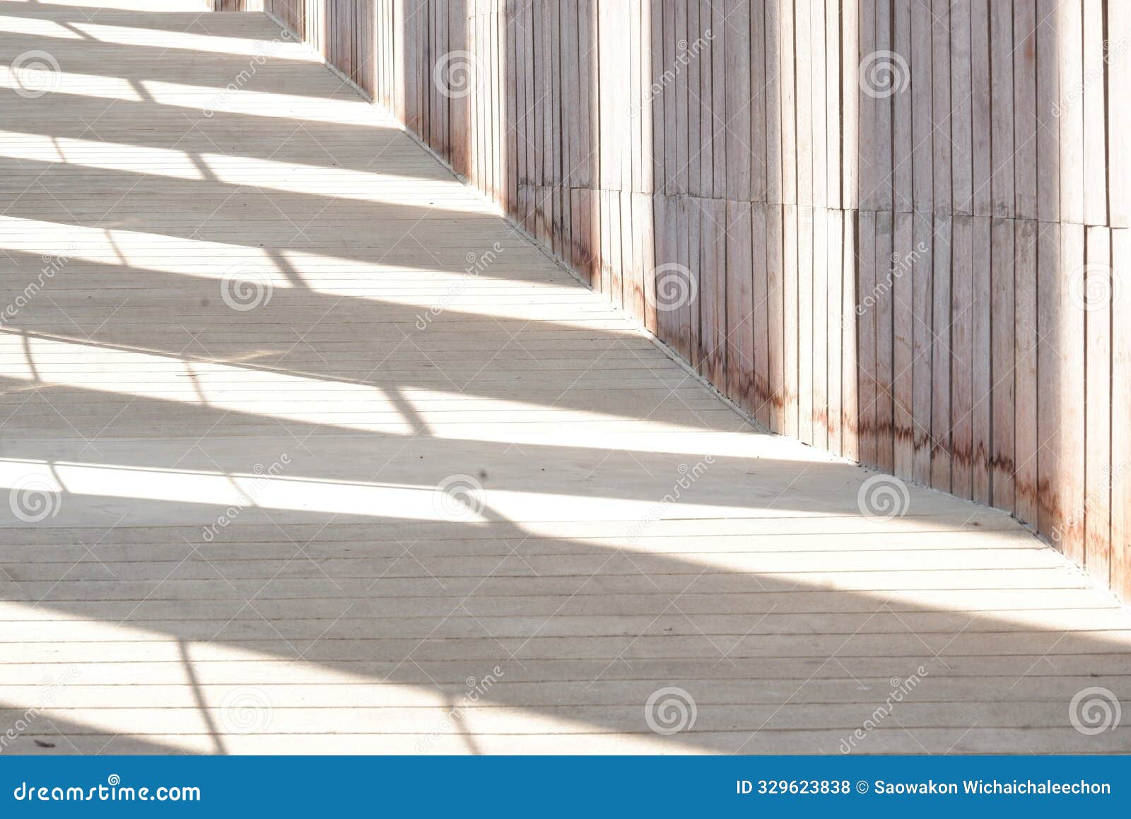 A Line of Daylight Shadow of a Wall on a Cement Floor for Background ...