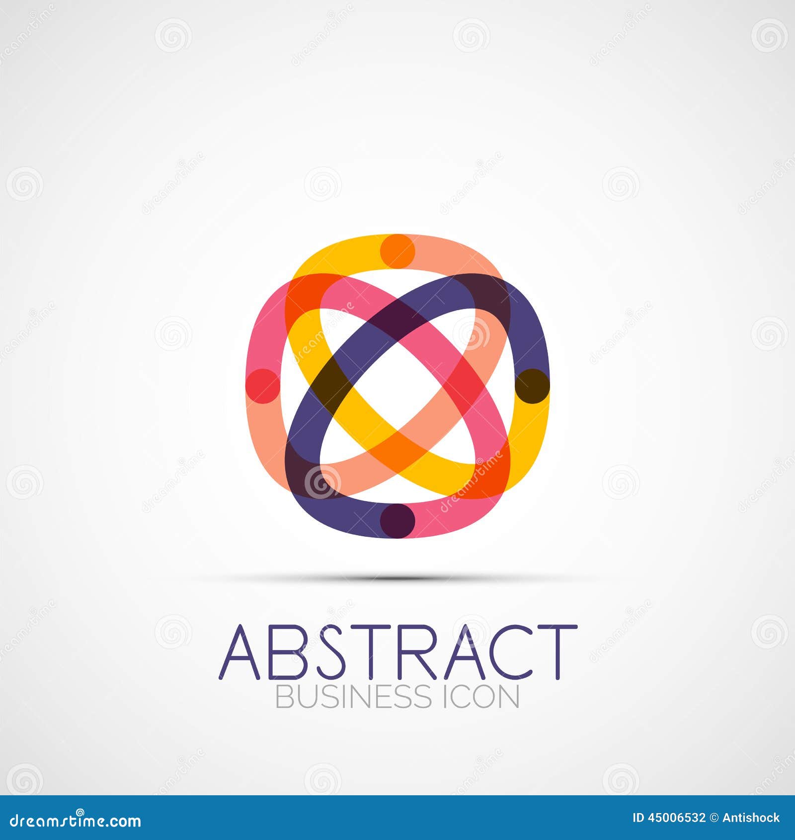 Line design loop logo stock vector. Illustration of geometric - 45006532