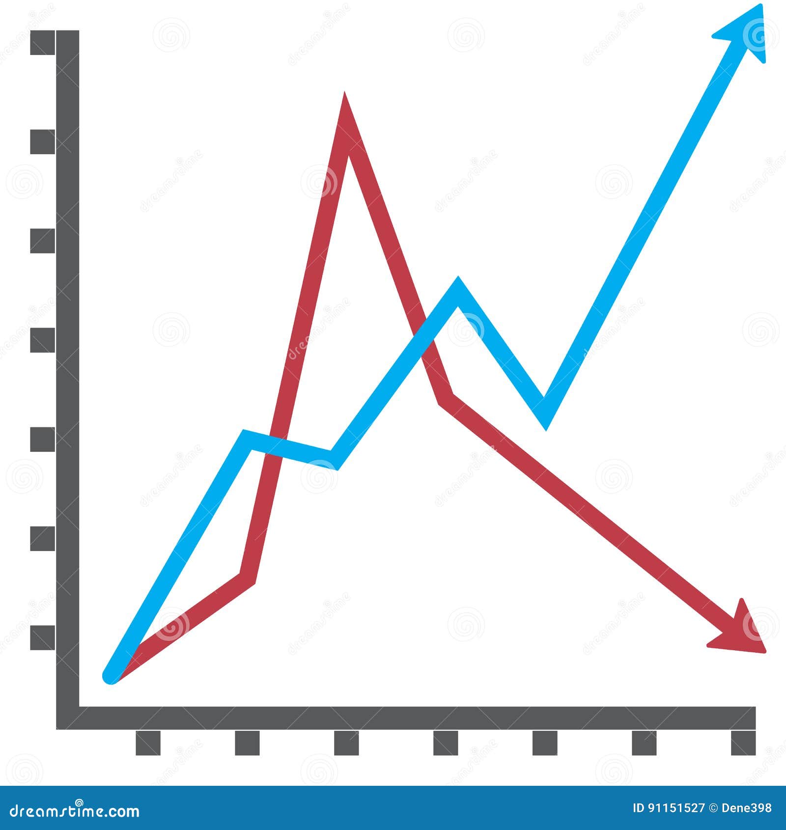 Line Diagram Flat stock vector. Illustration of presentation - 91151527