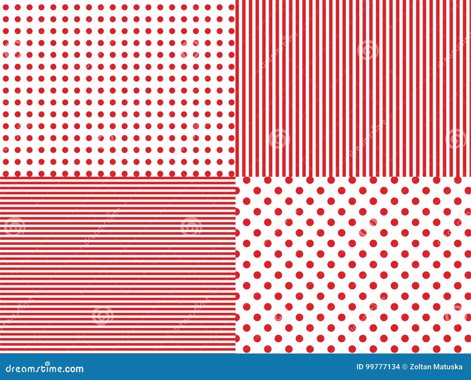 Line and Dotted Pattern Abstract Geometric Red Background Vector Stock ...