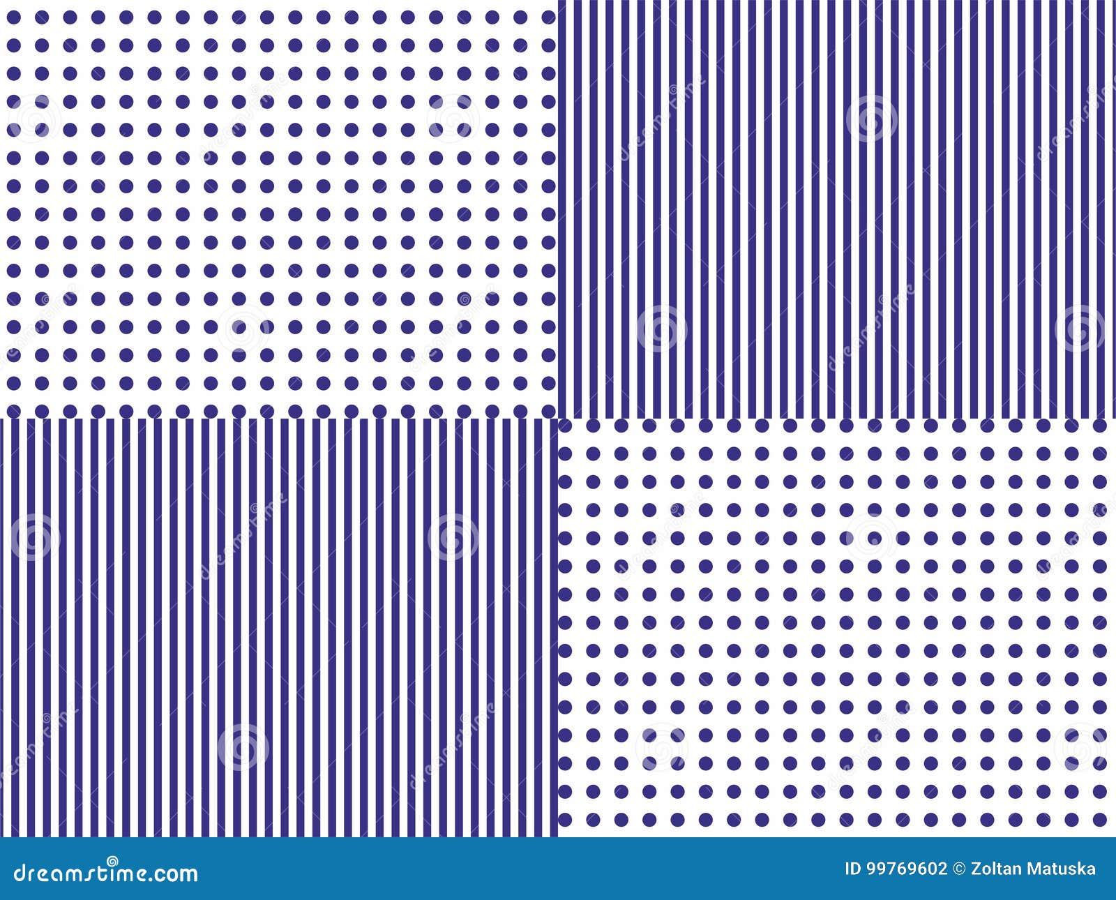 Line and Dotted Pattern Abstract Geometric Blue Background Vector Stock ...