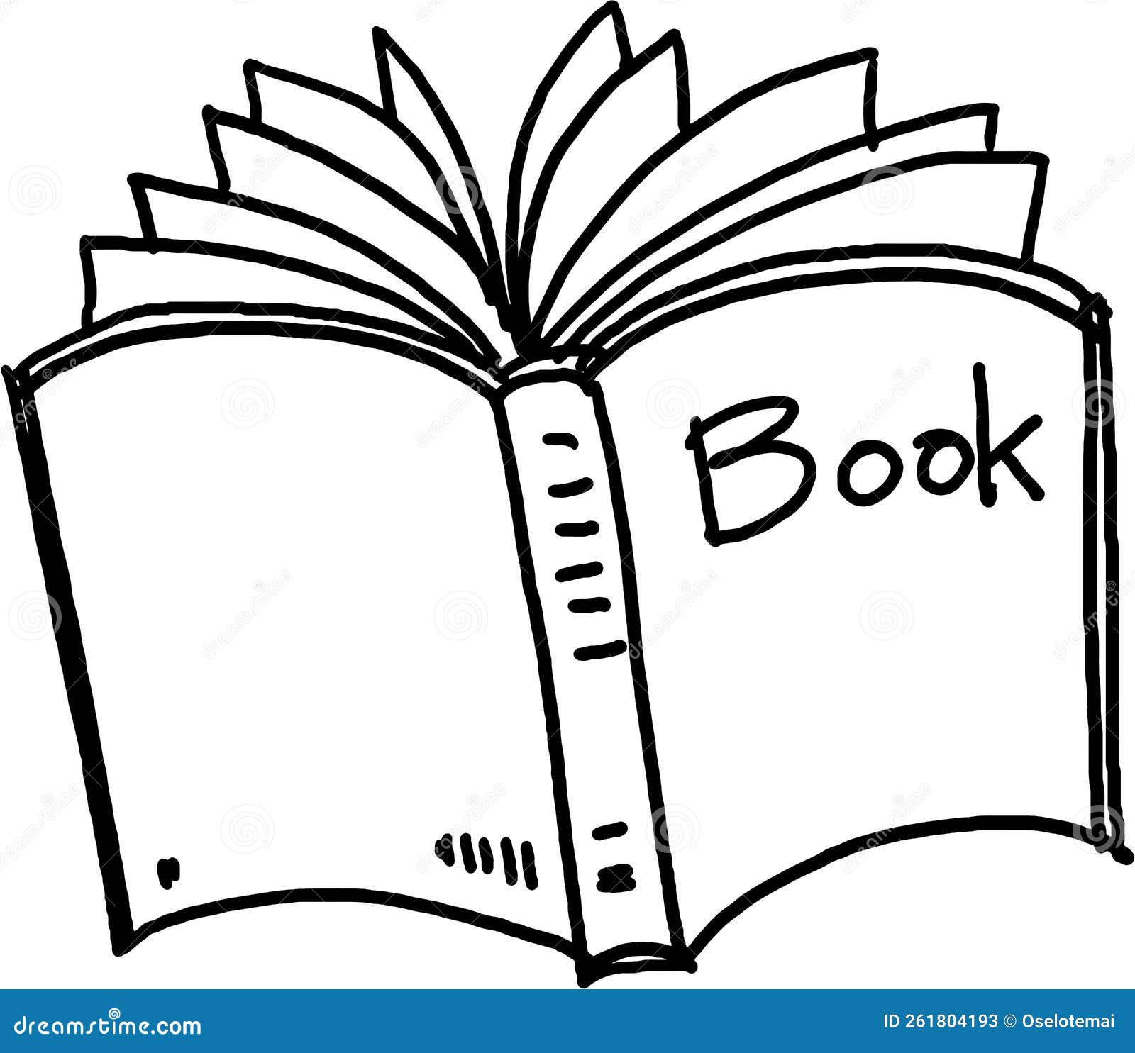 Line Drawing Book Icon,acquiring Knowledge through Reading Stock Vector ...