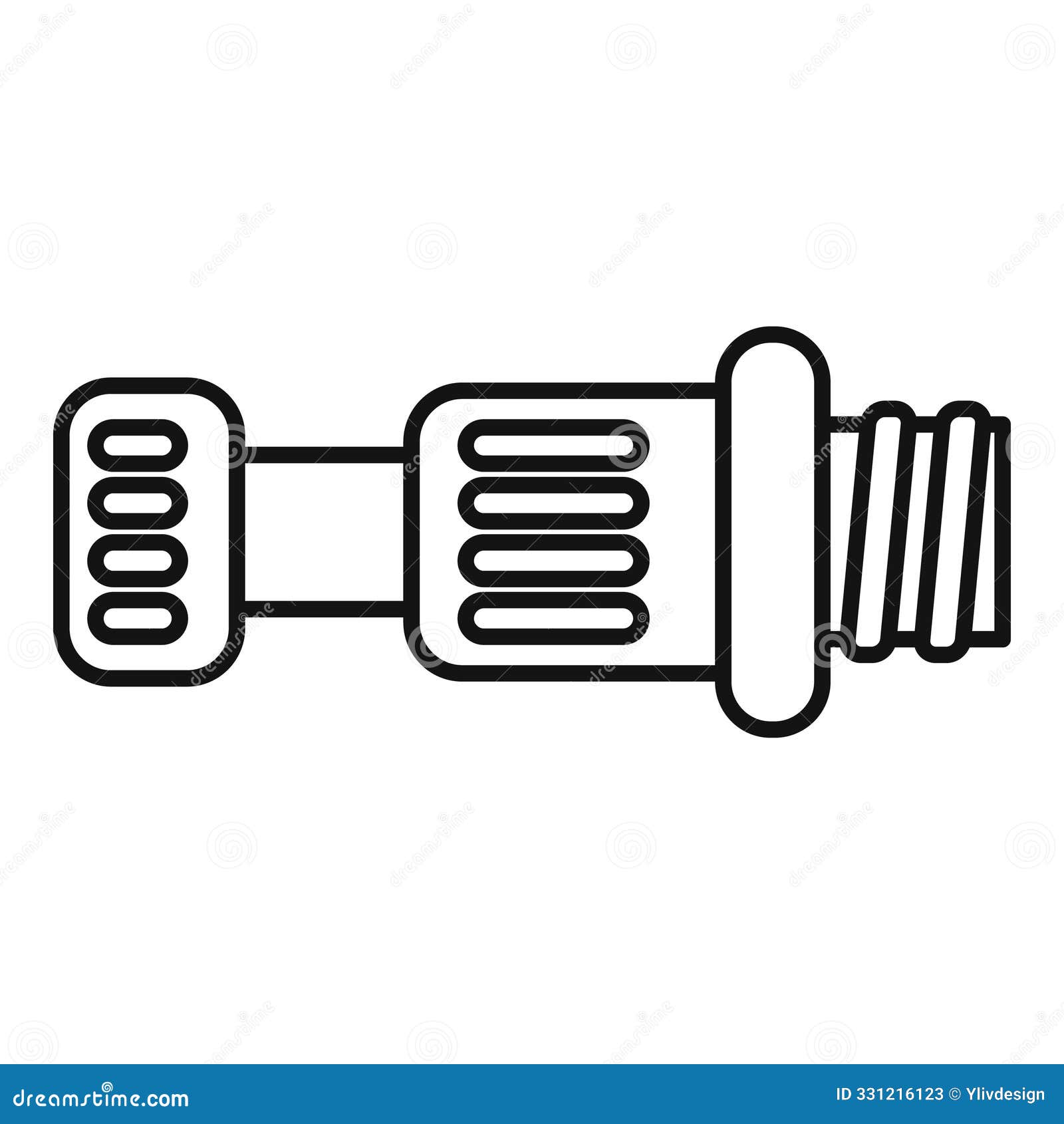 A Drawing Of An Air Conditioner Is Depicted, With Curved Lines Royalty ...