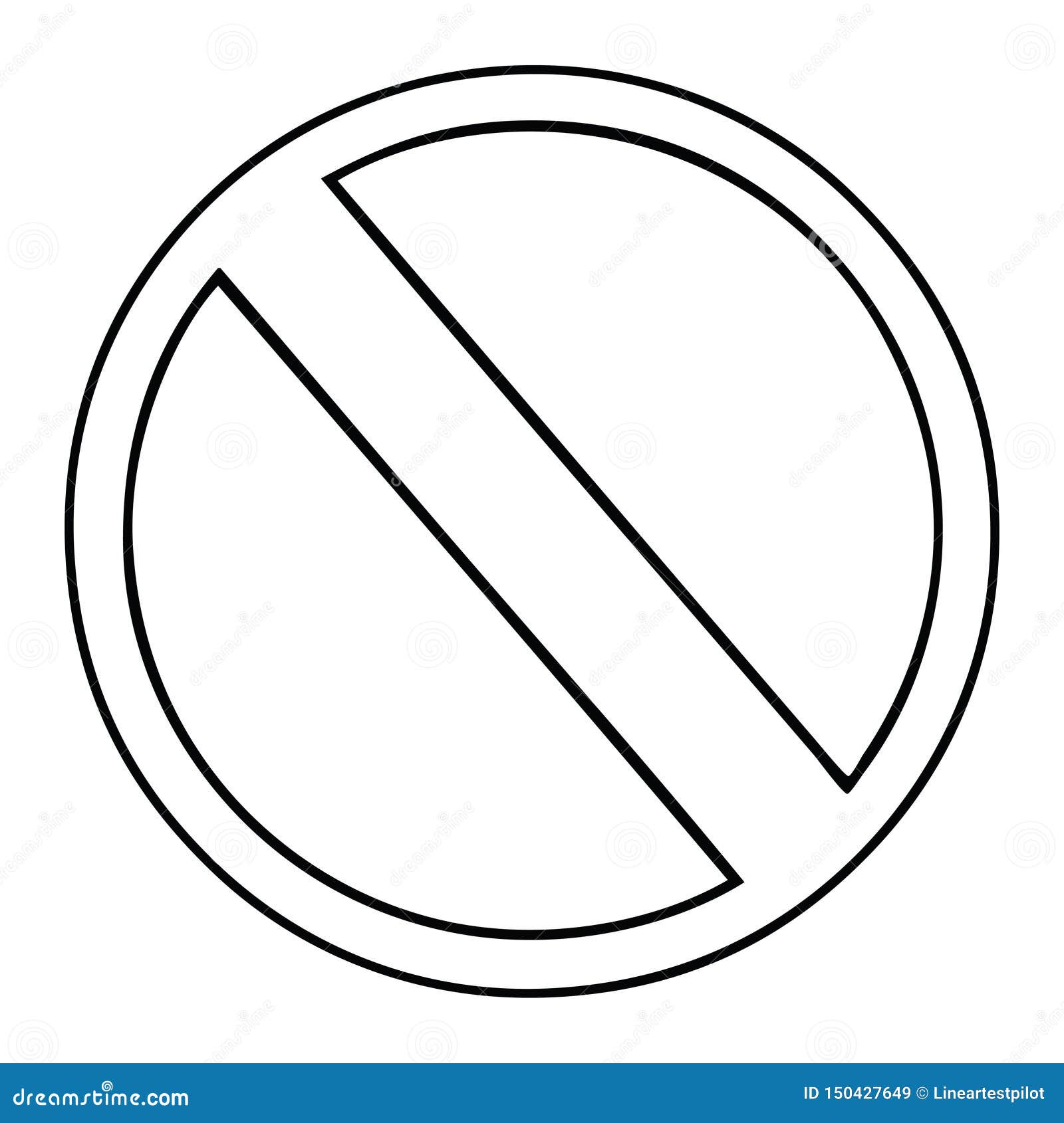 No Id No Entry Clipart