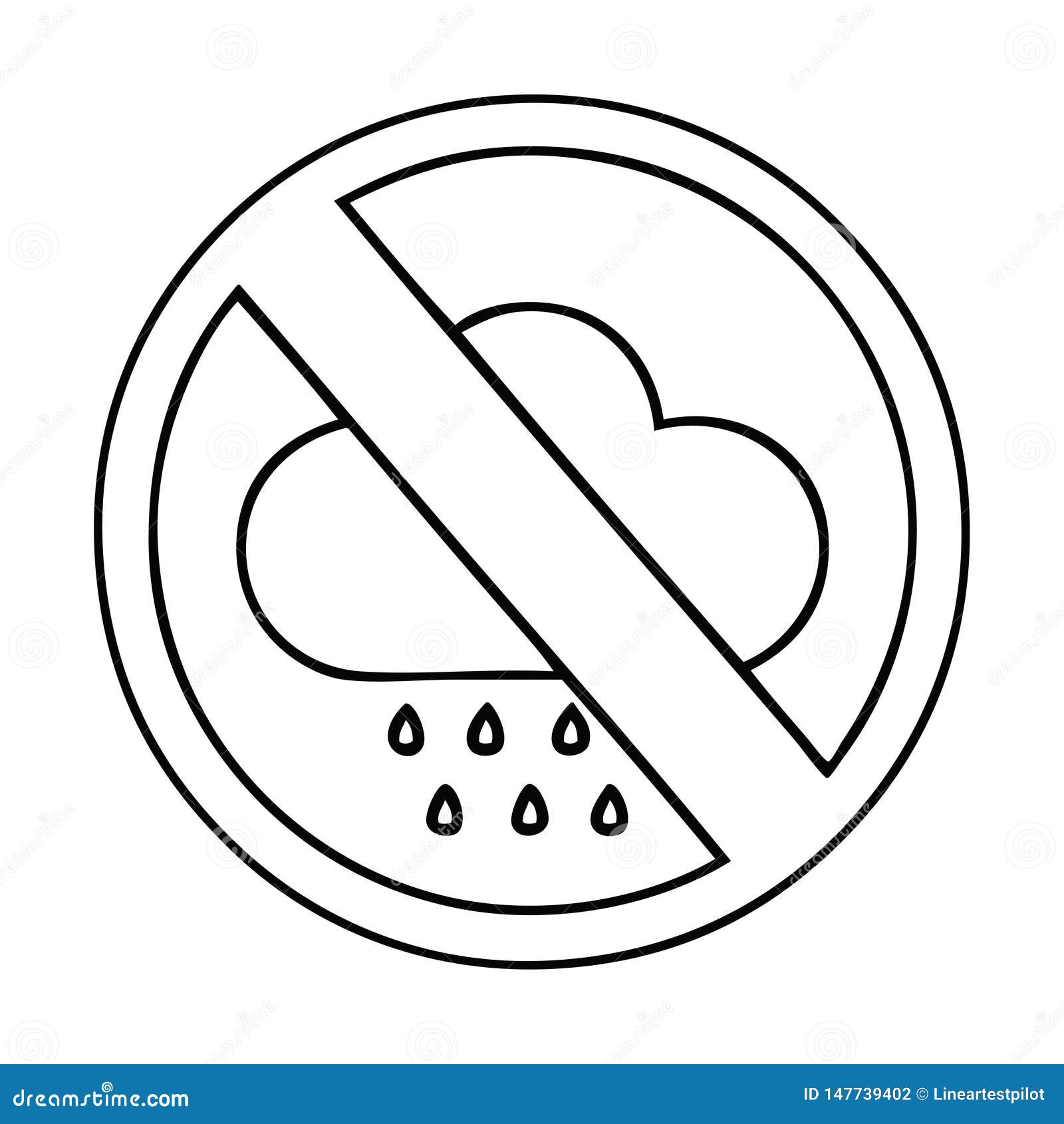 No Rain Symbol