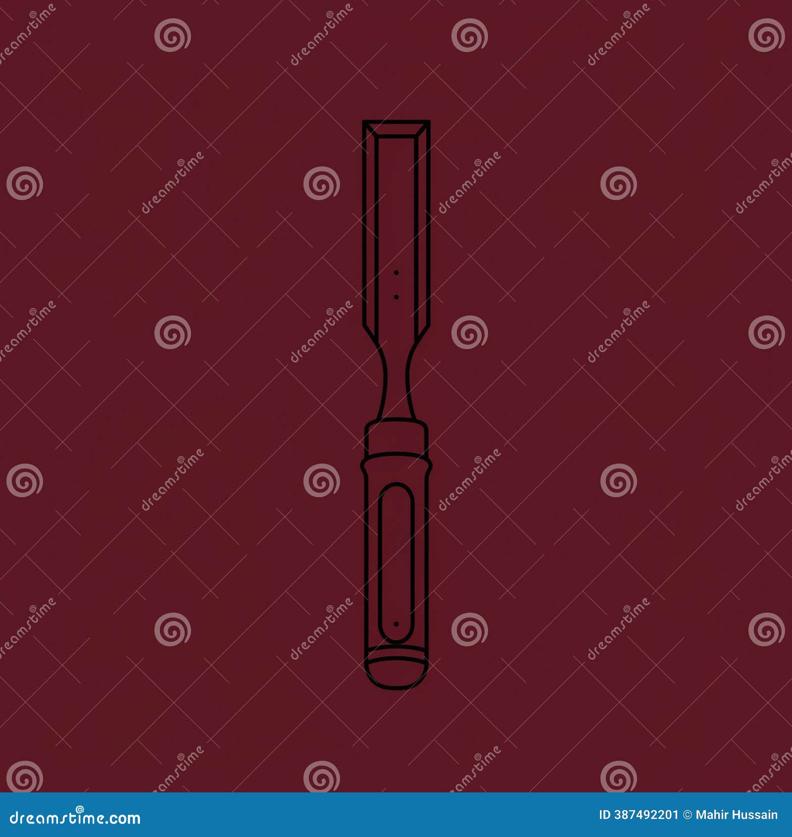 Beveled Outline Font And Digit Vector Illustration | CartoonDealer.com ...