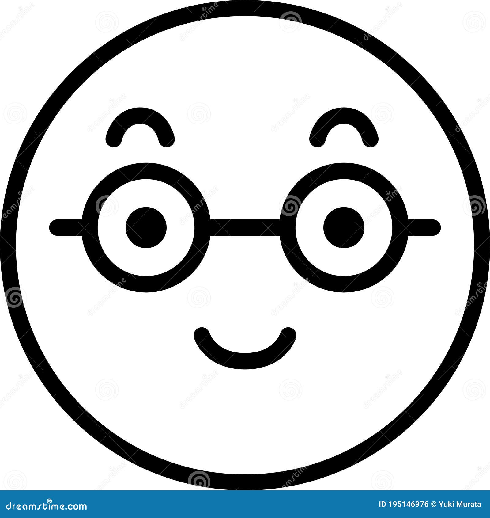 Line drawing emoticon icon stock vector. Illustration of coming - 195146976