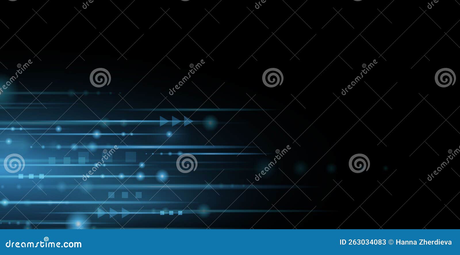 Dark Blue Background High-tech Digital Technology Concept Abstract ...