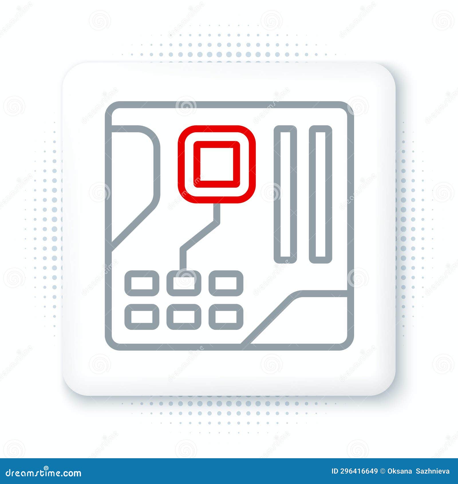 Line Electronic Computer Components Motherboard Digital Chip Integrated ...