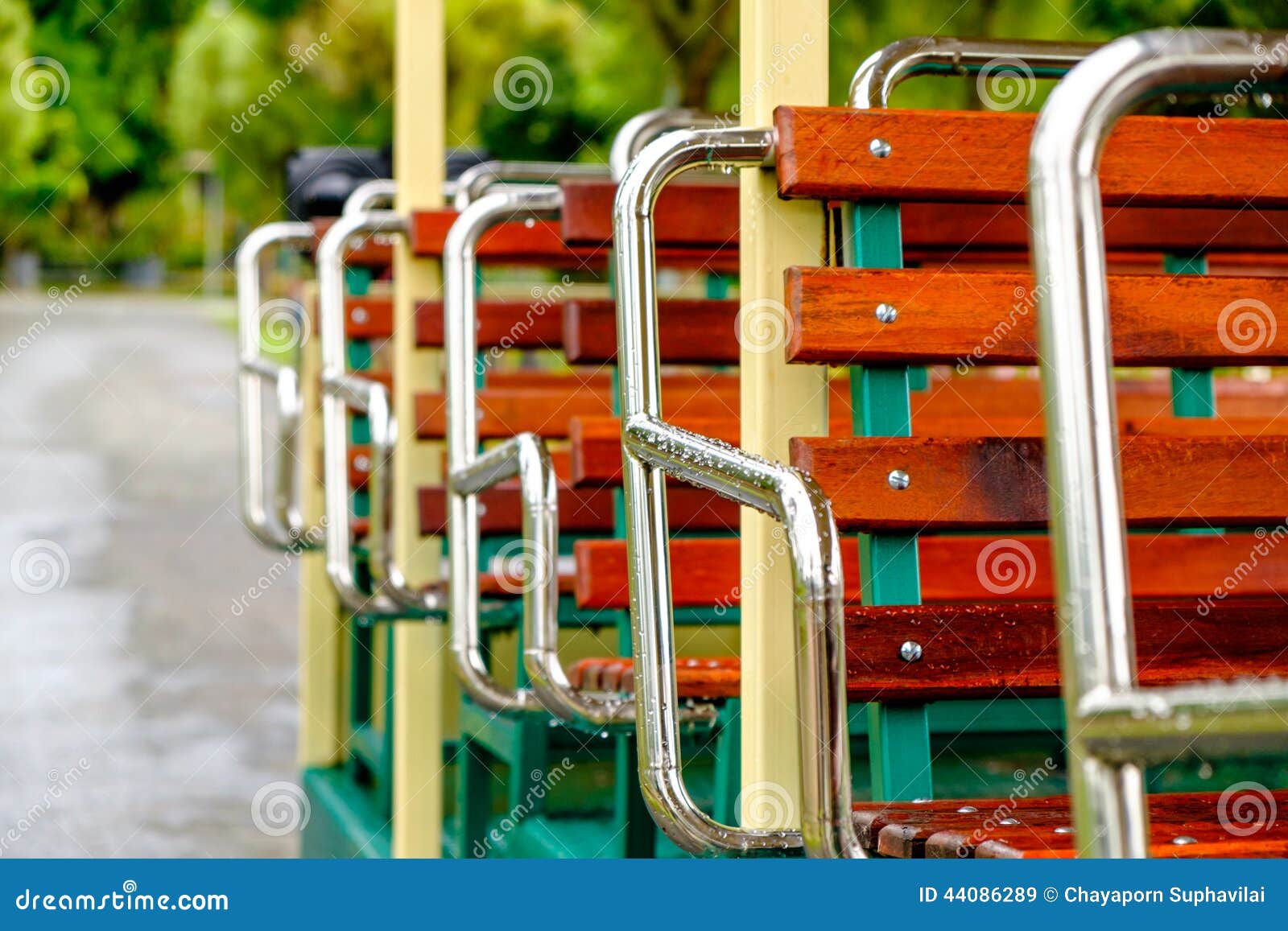 A Line Of Empty Red Seats Royalty-Free Stock Photography ...