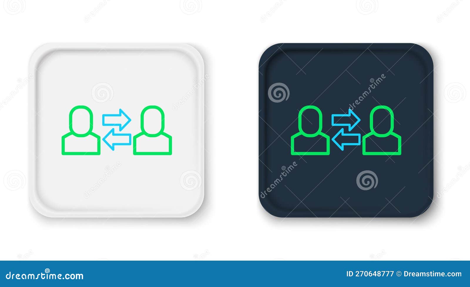 Line Exchange Work Icon Isolated on White Background. Information ... Line Exchange Work Icon Isolated on White Background. Information ...