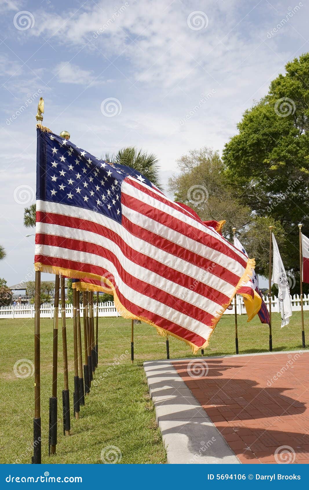 Line Of Flags Picture. Image: 5694106