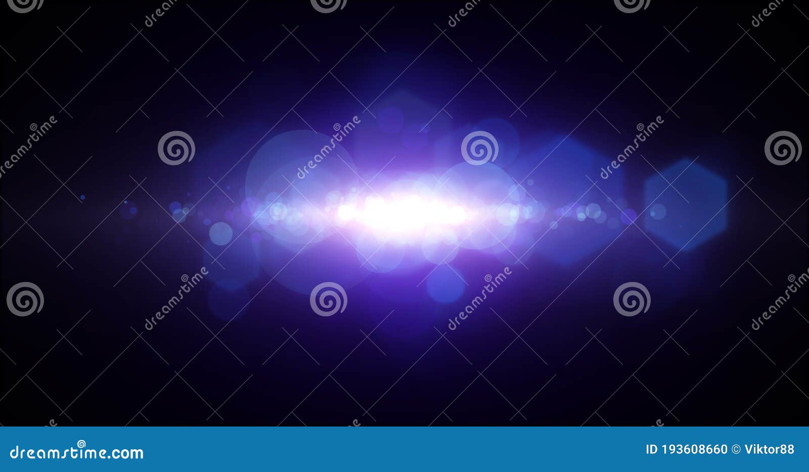 Line Flare Effect with Blue Glow and Shining Stock Illustration ...