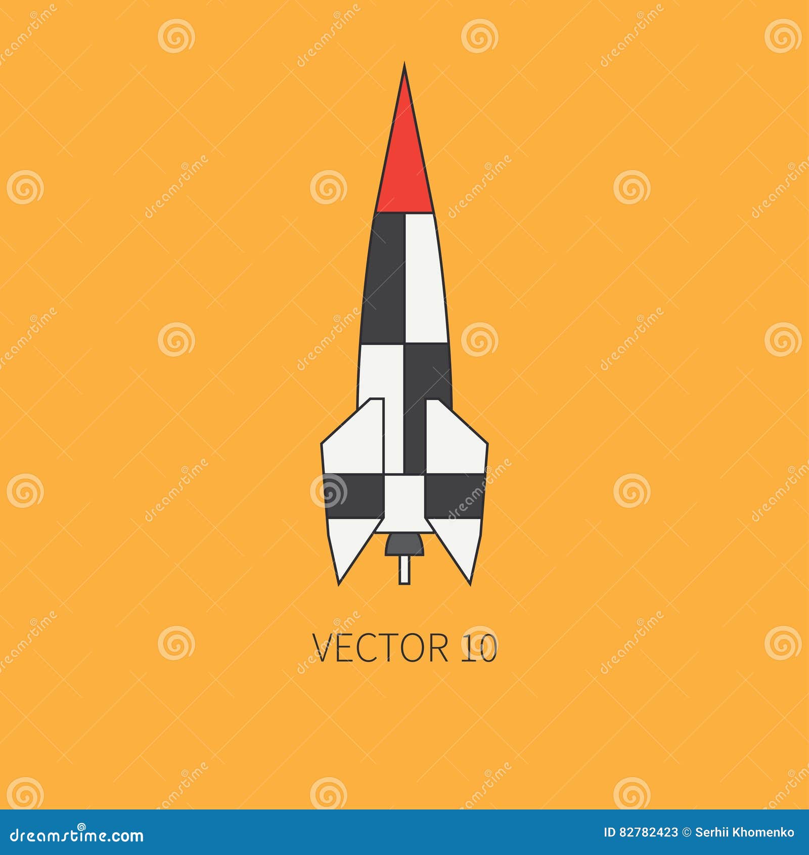 Two Color Aerospace Vector Icon From Astronomy Concept. Isolated Blue ...