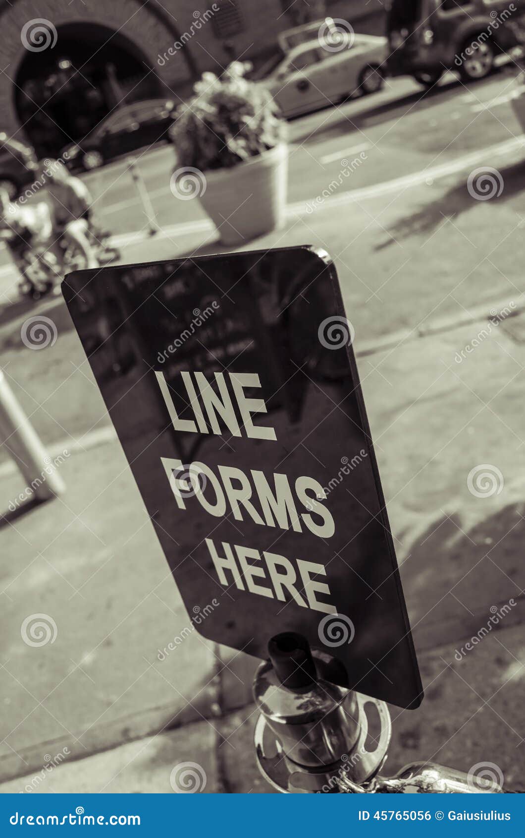 Line forms here stock photo. Image of lines, seated, restaurant - 45765056