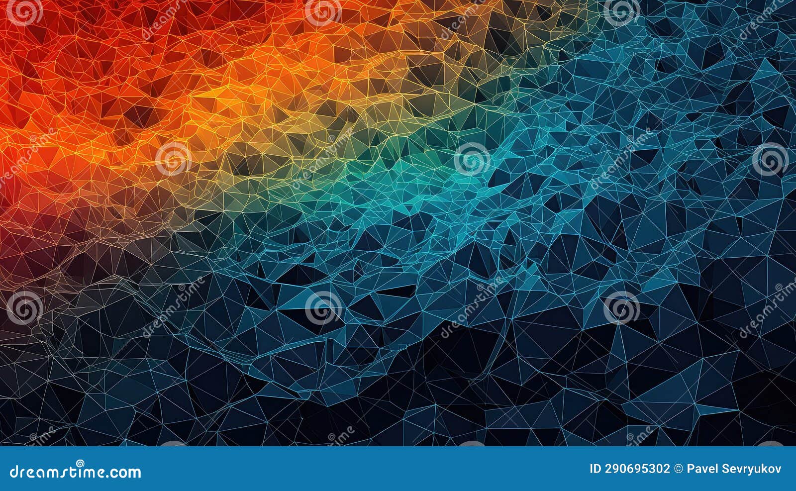 Line geometric depth map stock illustration. Illustration of design ...