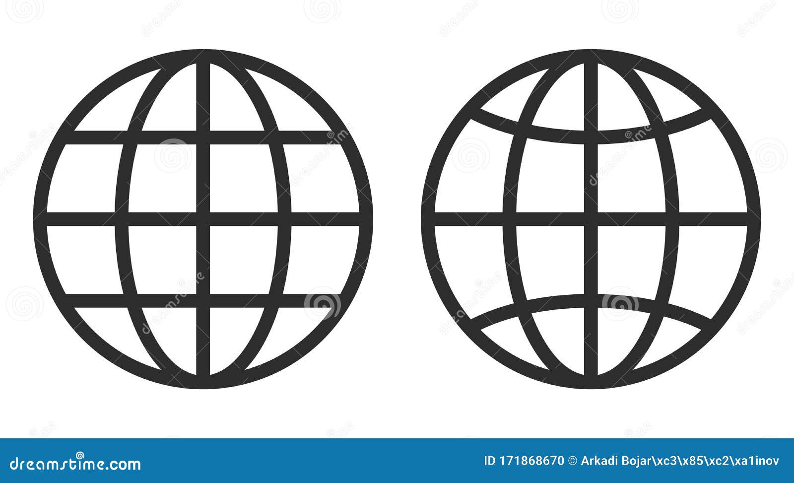 Globe Vector Lines