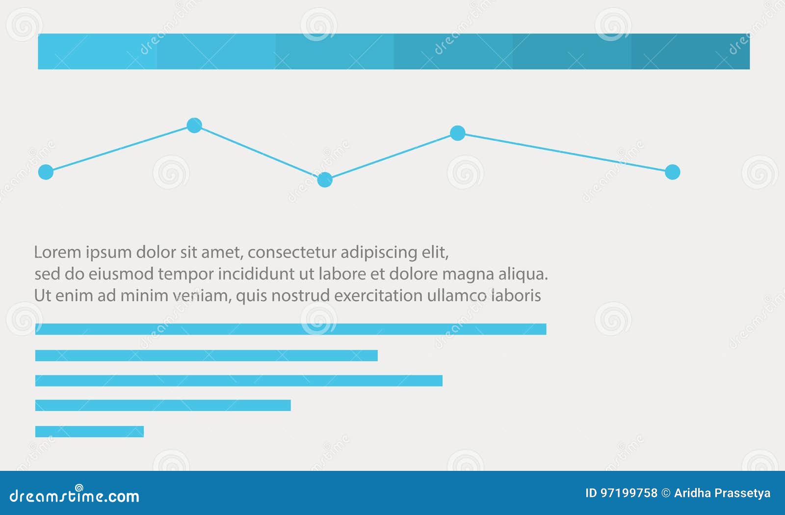 Line Graph Business Infographic Design Stock Vector - Illustration of ...