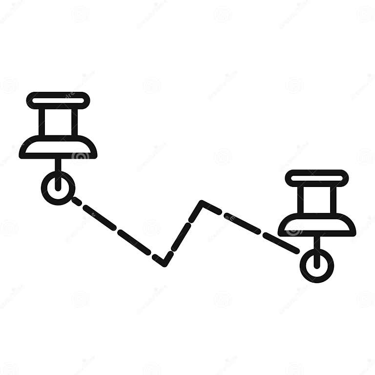 Line Graph Decline Chart Icon Stock Illustration - Illustration of ...