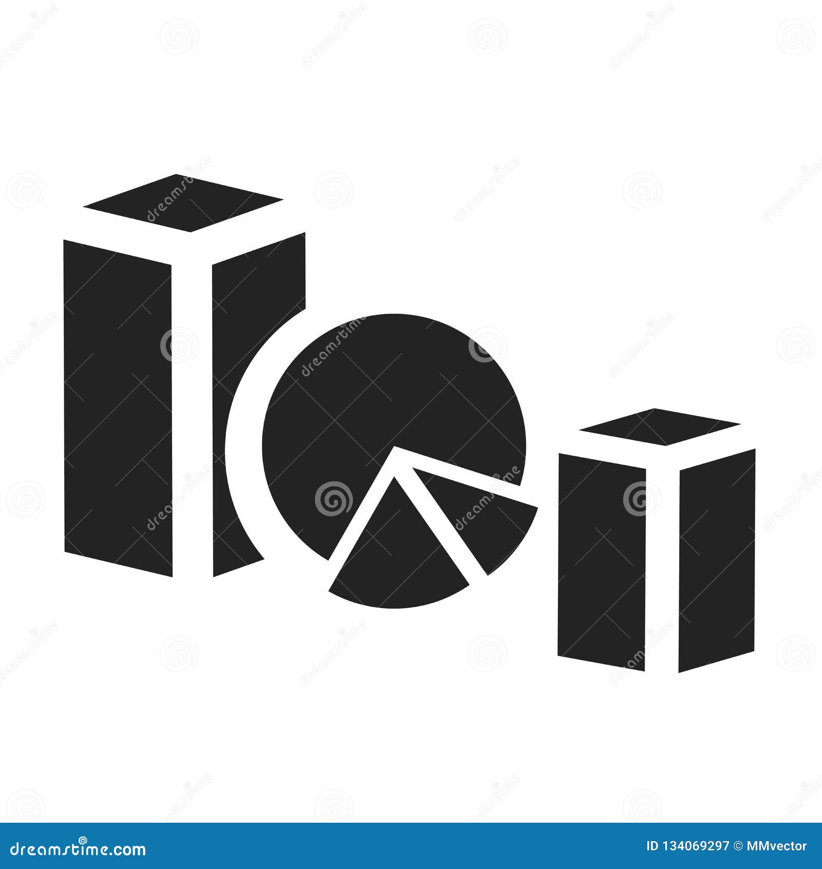 Line Graph Icon Vector Sign and Symbol Isolated on White Background ...