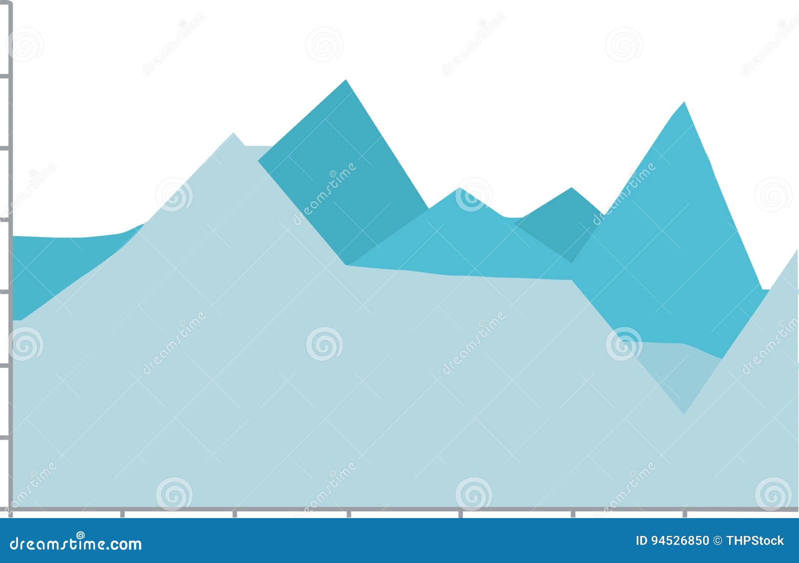 Line Graph Vector stock vector. Illustration of design - 94526850