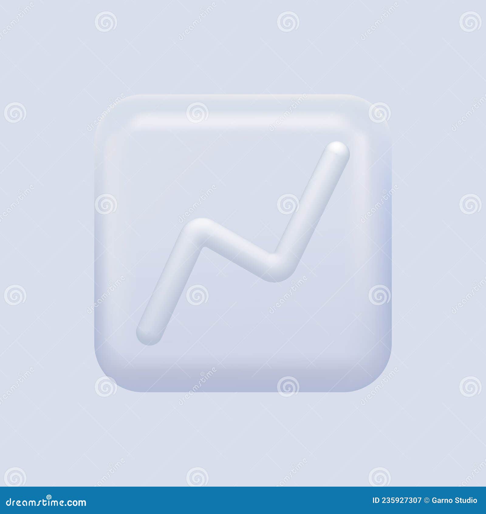 Line Graph White Icon stock vector. Illustration of computer - 235927307