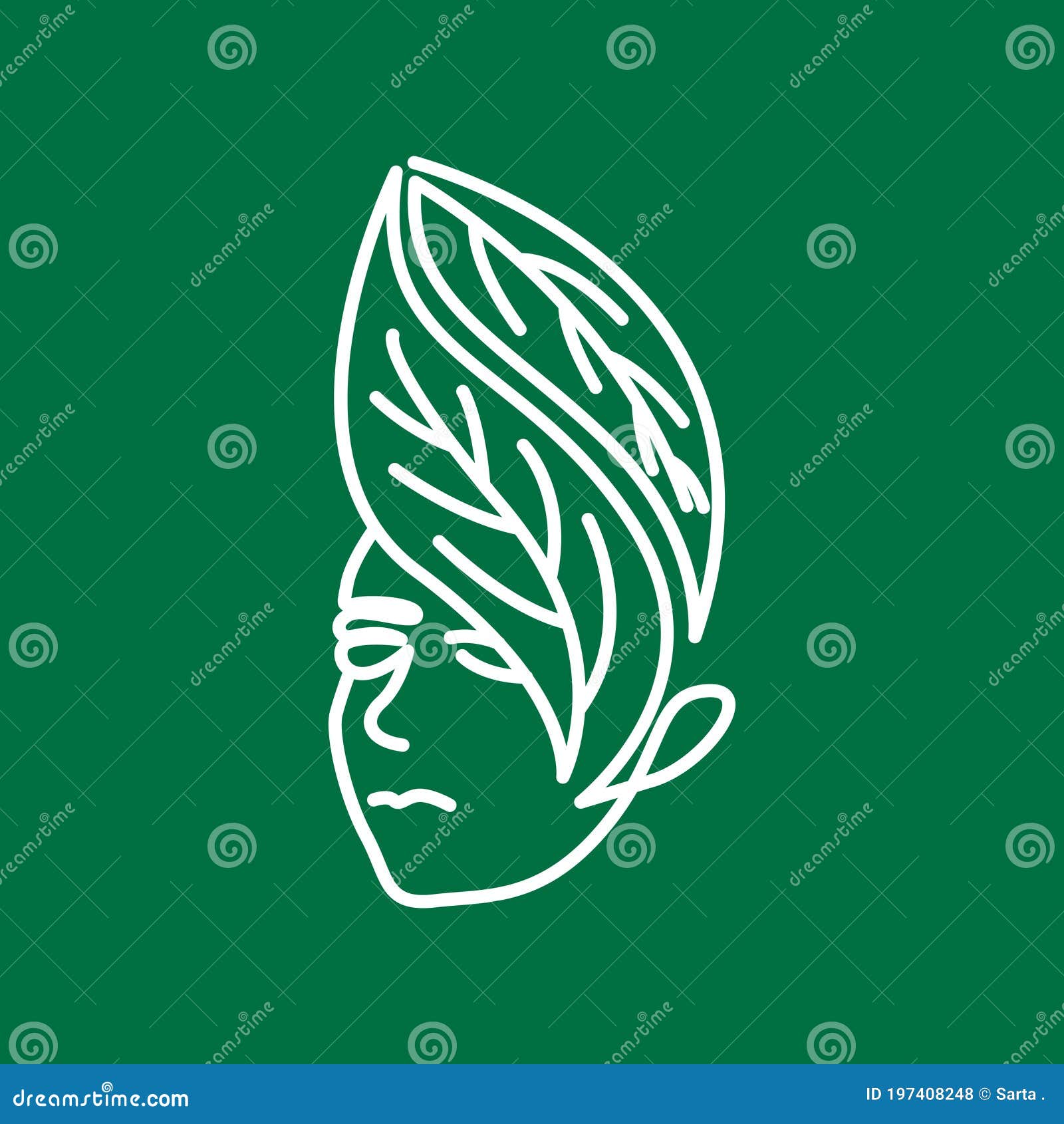 Oak Leaf Girl Cartoon Stock Illustration | CartoonDealer.com #44145016