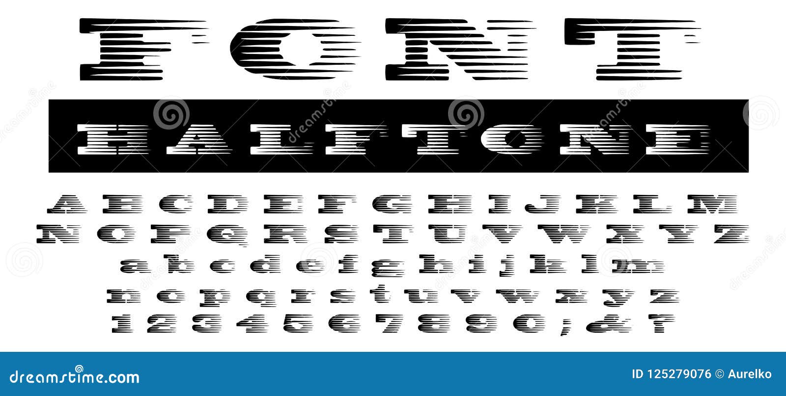 Line half stock vector. Illustration of graphic, raster - 125279076