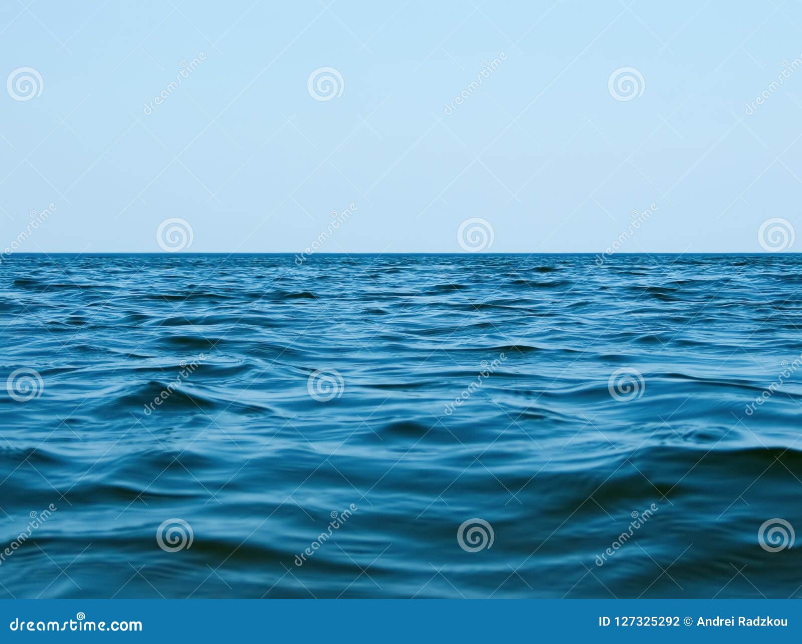 Water Surface. Skyline on the Sea Stock Photo - Image of background ...