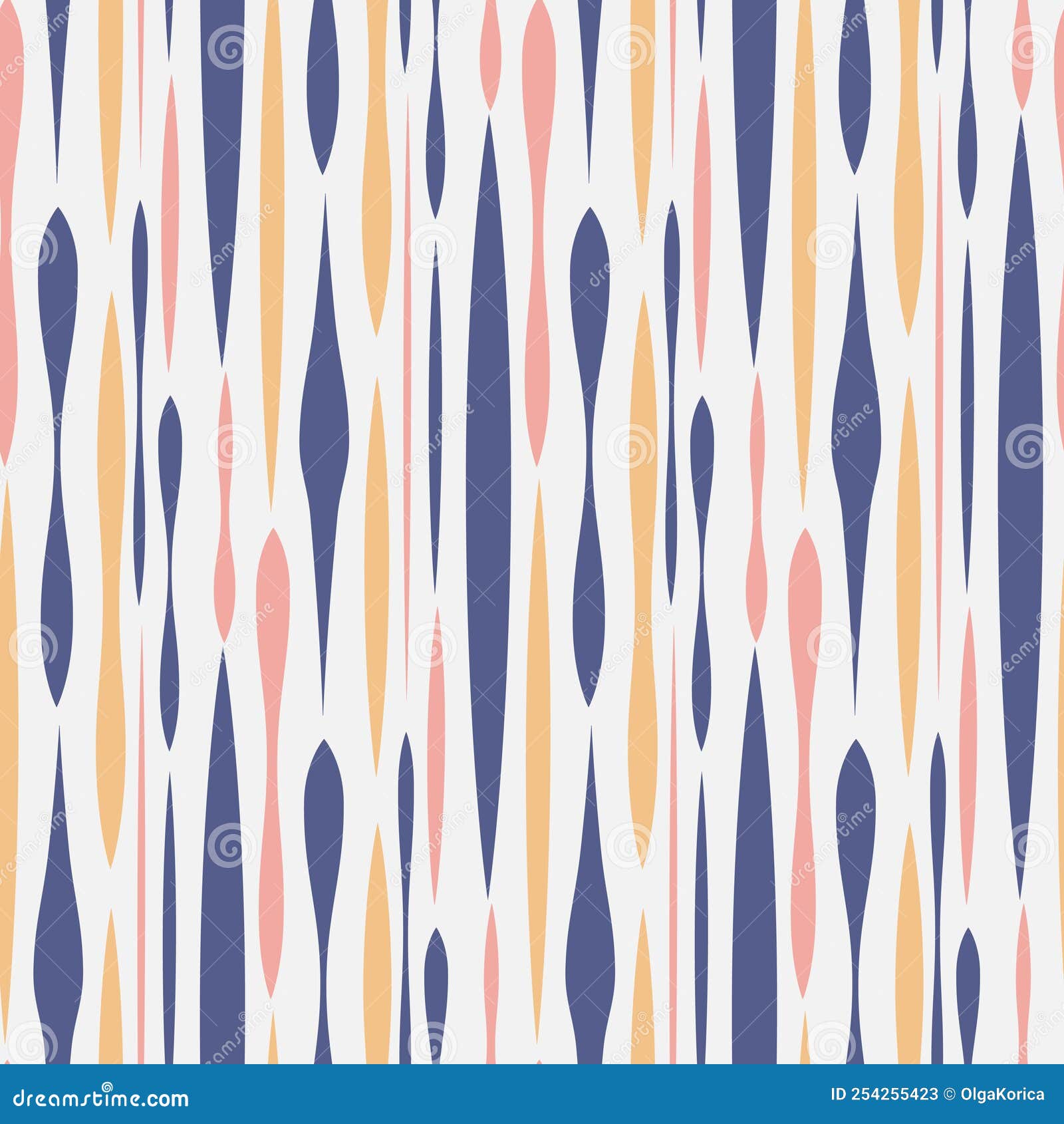 Line Icicle Abstract Art on White Background, Multicolored Design and ...