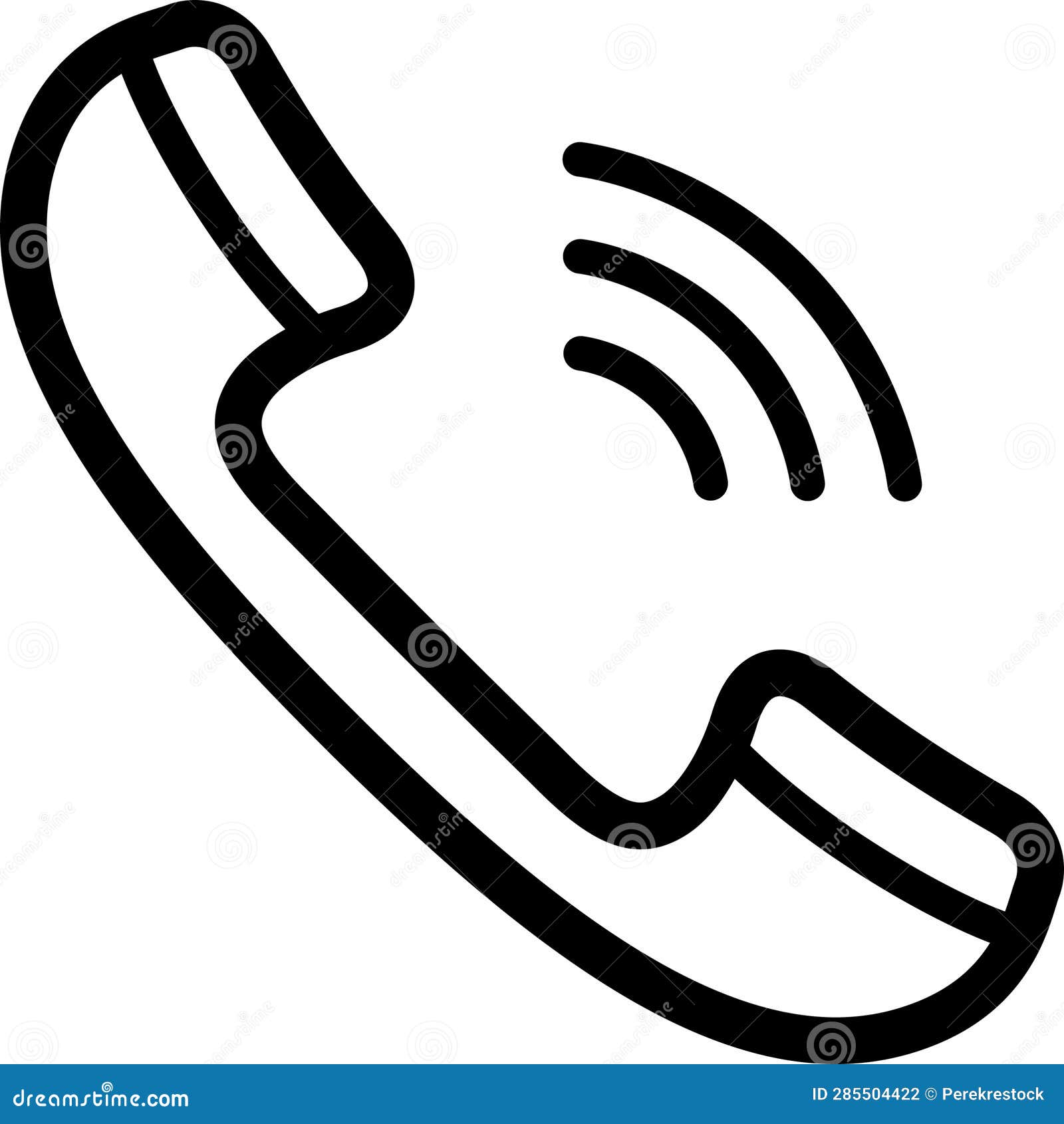 Linear Telephone Icon From Airport Terminal Outline Collection. Thin ...