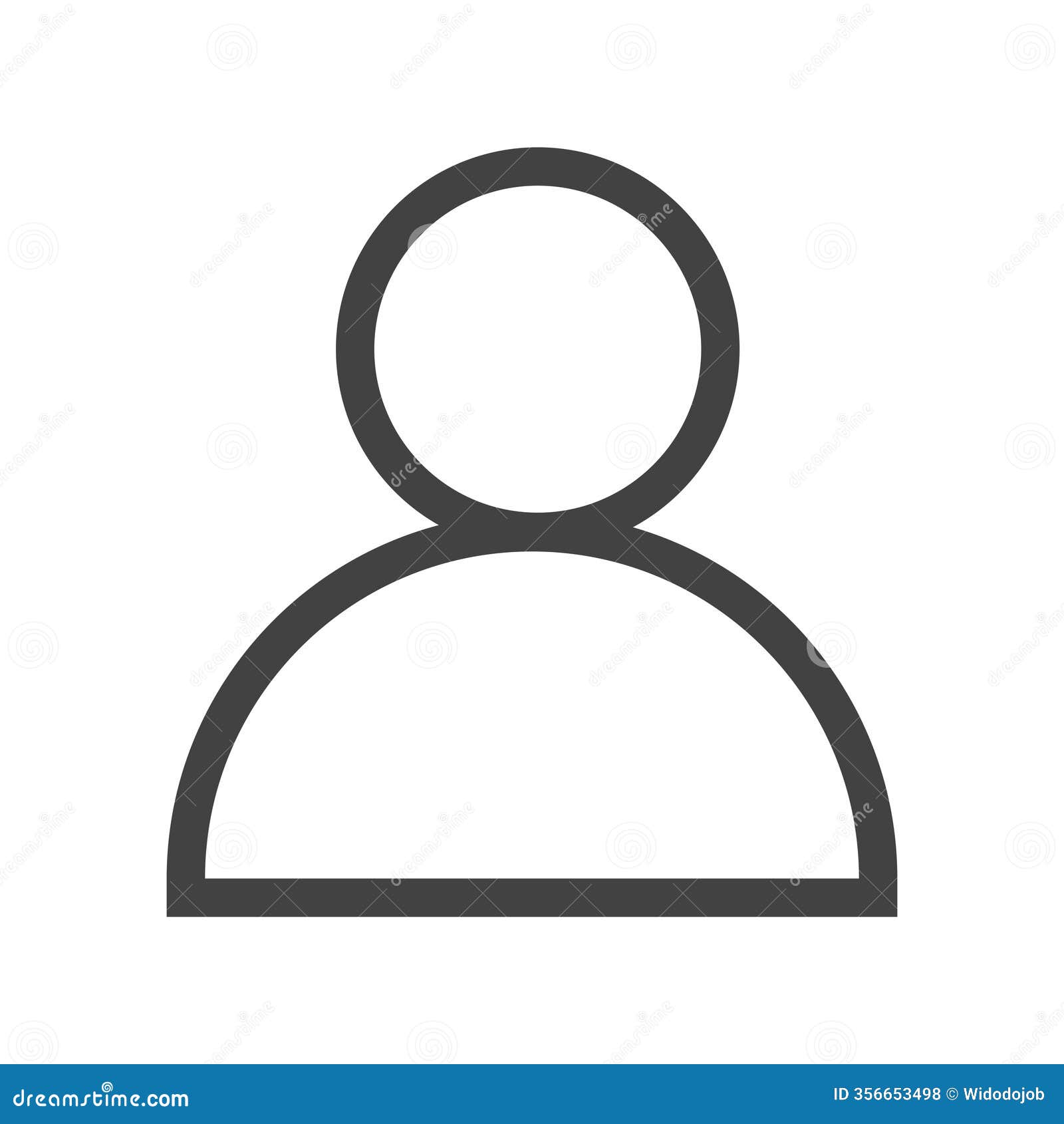 Line Icon People User Flat Vector Illustration Stock Vector ...