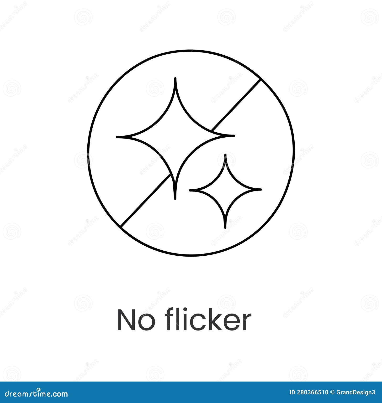 Line Icon Representing a Lamp with No Flicker in Vector Format. Stock ... Line Icon Representing a Lamp with No Flicker in Vector Format. Stock ...