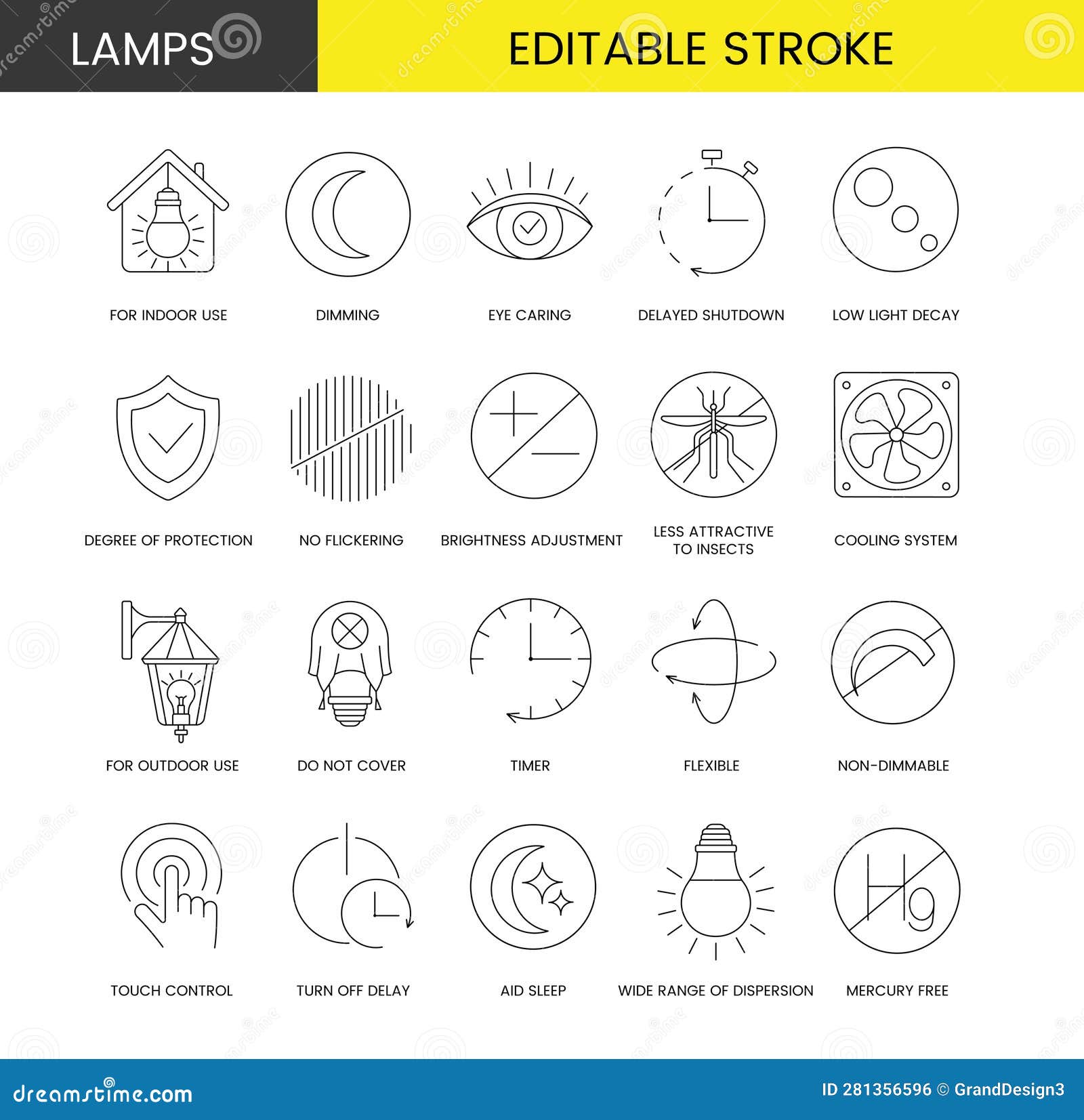 Technical Specifications Conformity Graphic Icon Cartoon Vector ...