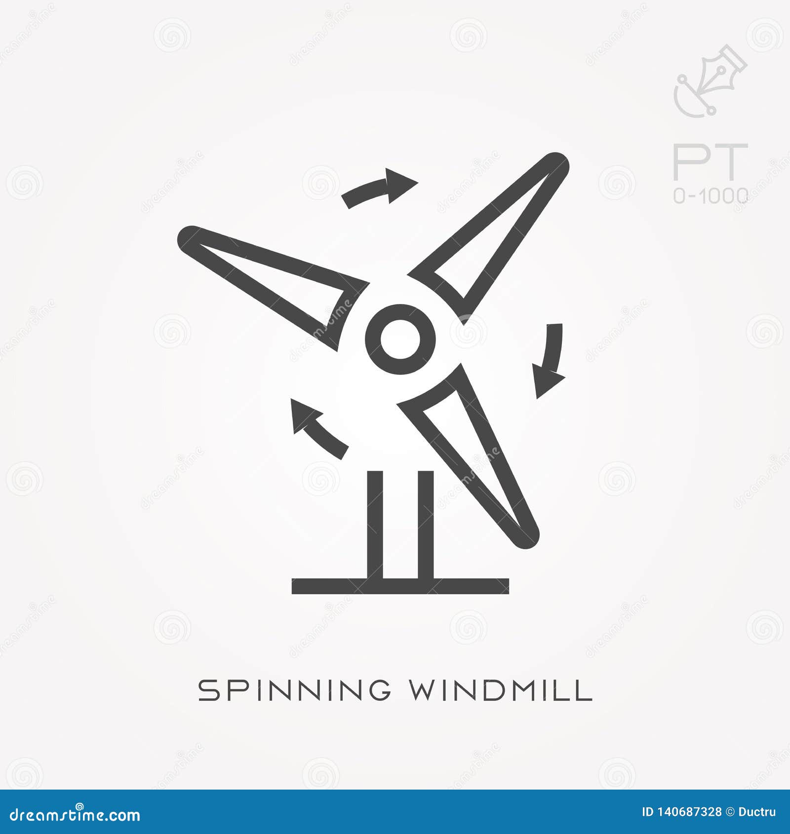 Spinning Windmill Stock Illustrations – 592 Spinning Windmill Stock ...