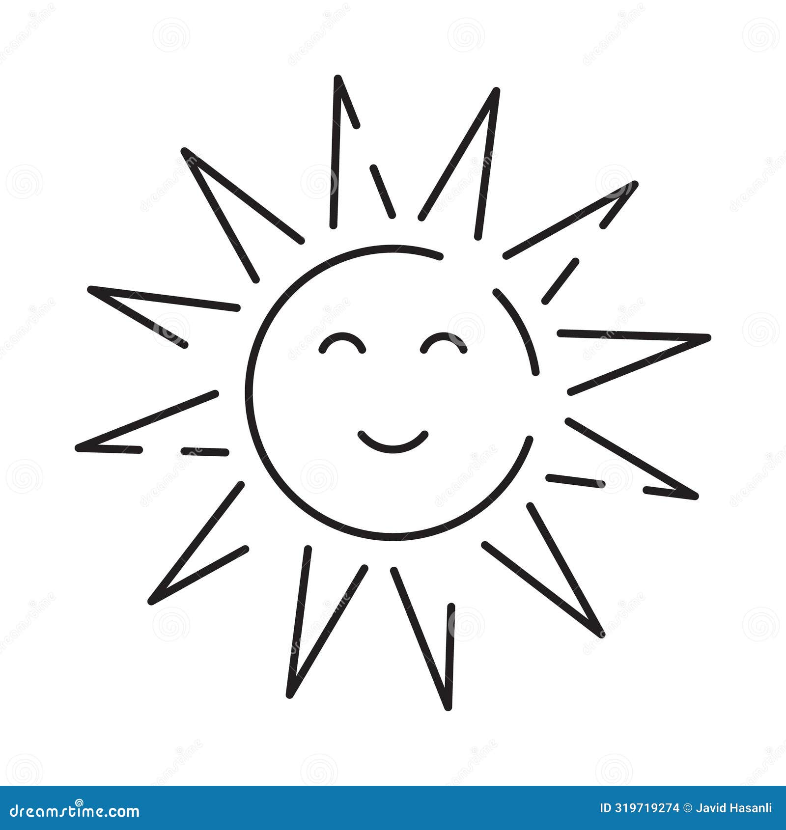 Line Icon of Summer and Beach. Outline Symbol Summer Vacation Stock ...