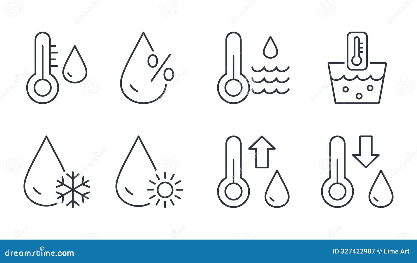 Temperature Vector Icon Isolated On Transparent Background, Temp ...